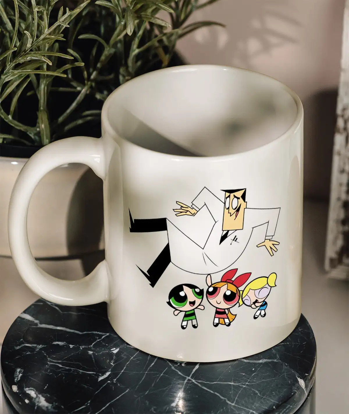 Profesör Utonium Ve Powerpuff Girls Arkadaş Hediye Kupa Bardak ...