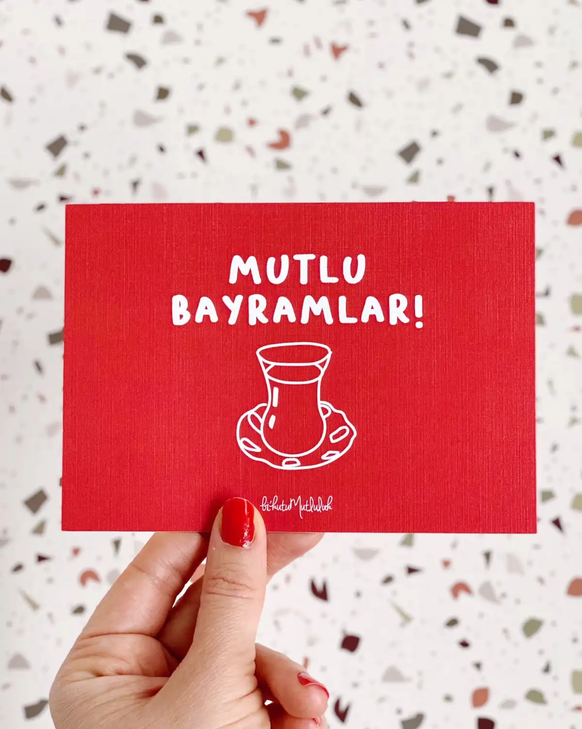En Güzel Bayram Mesajları - Mutlu Bayramlar Hediye Not Kartı ...