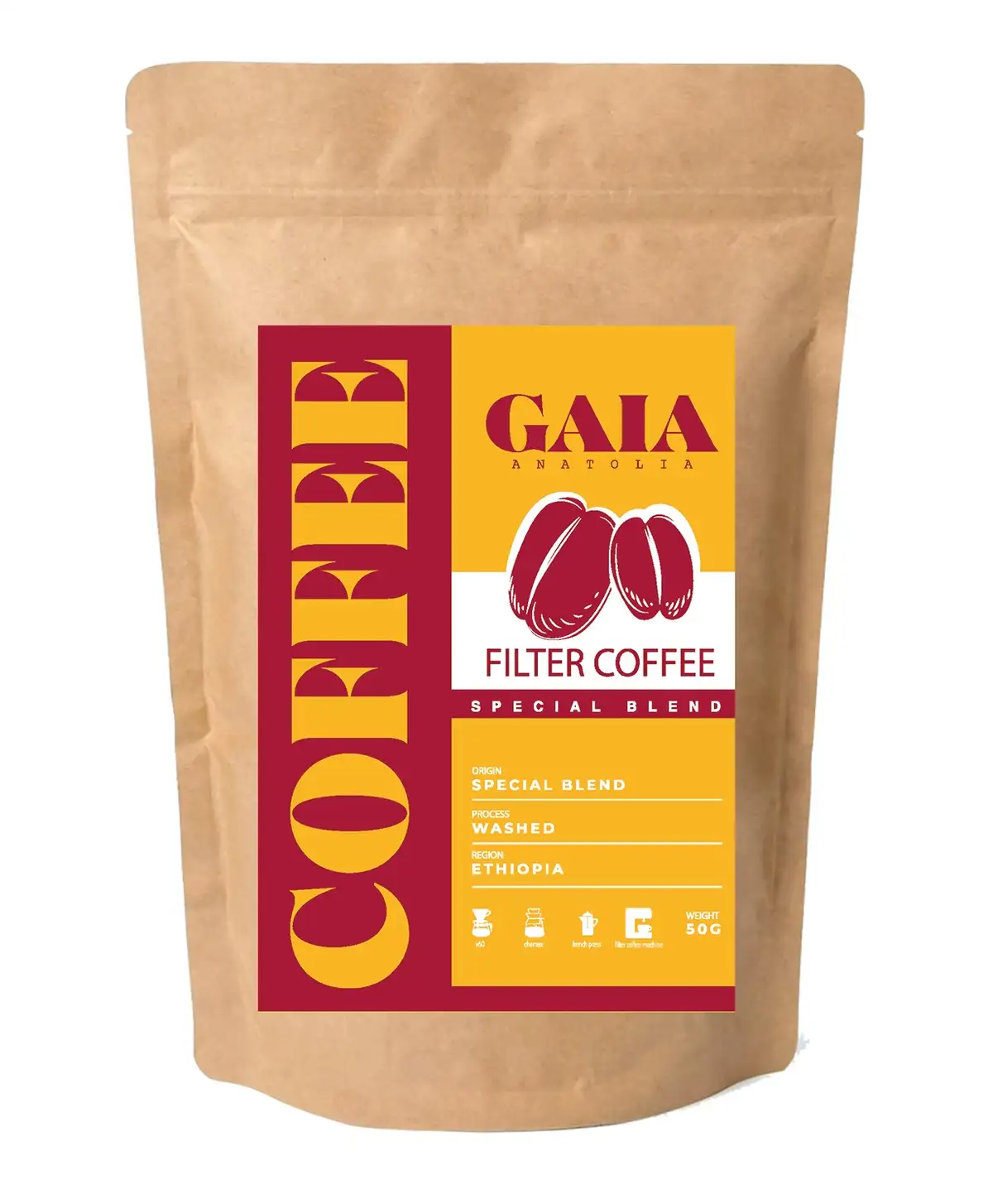 Futbolsevere Filtre Kahve - Galatasaray Filter Coffee Gaia Anatolia 50 ...