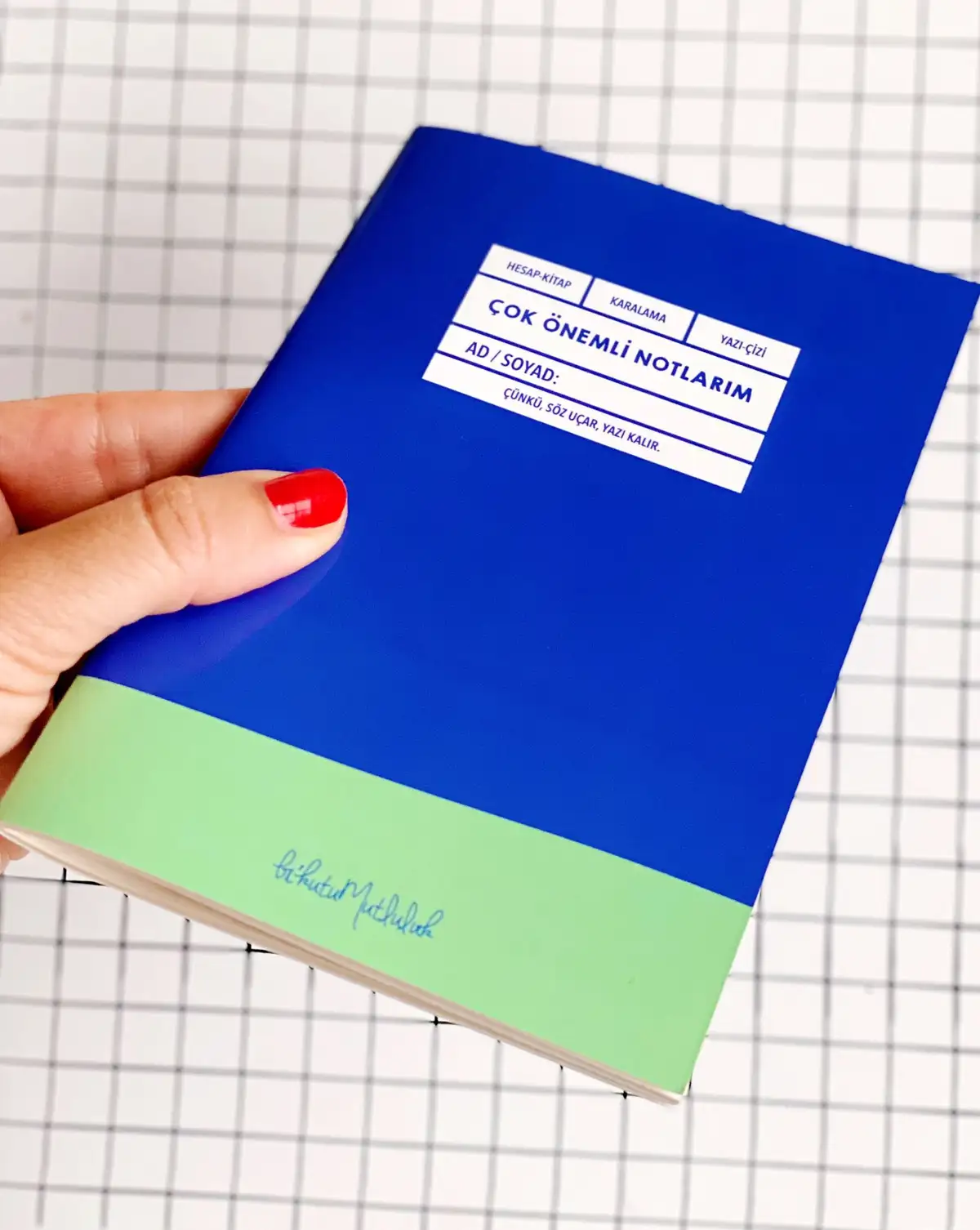 Çok Önemli Notlarım Mini Defter A6 Not Defteri - Bikutumutluluk