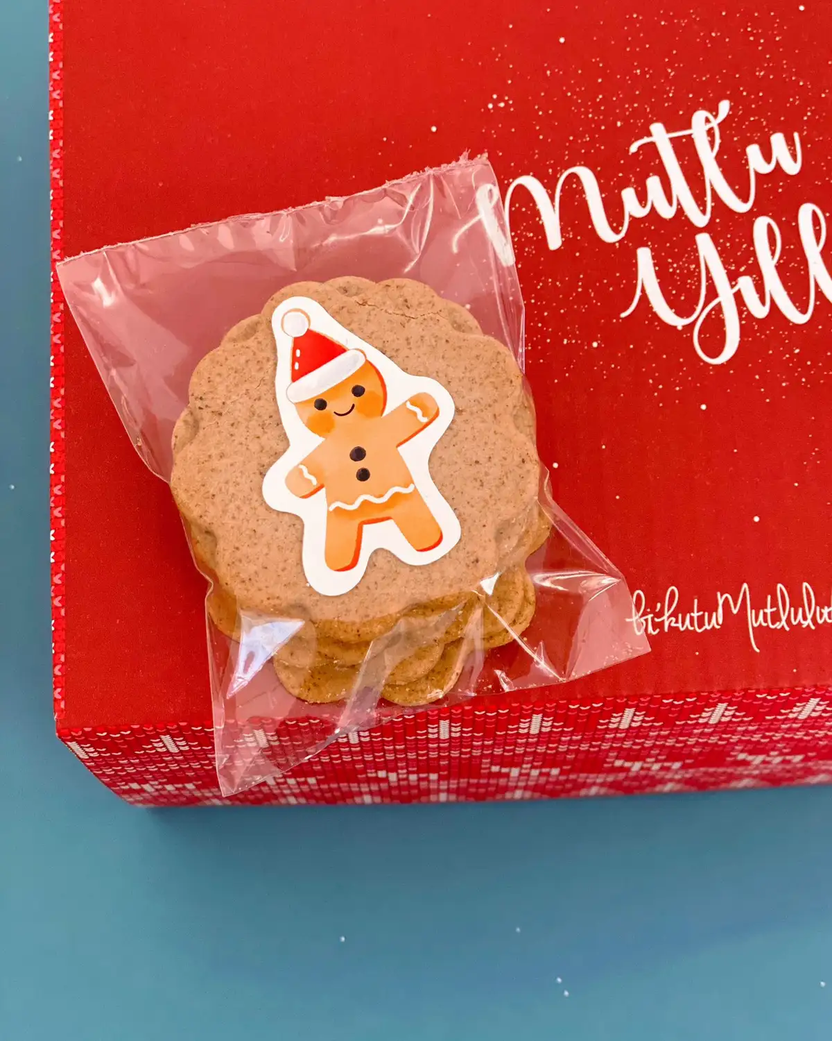 Zencefilli Tarçınlı Kurabiye Adam - Yılbaşı Hediyelik Kurabiye ...