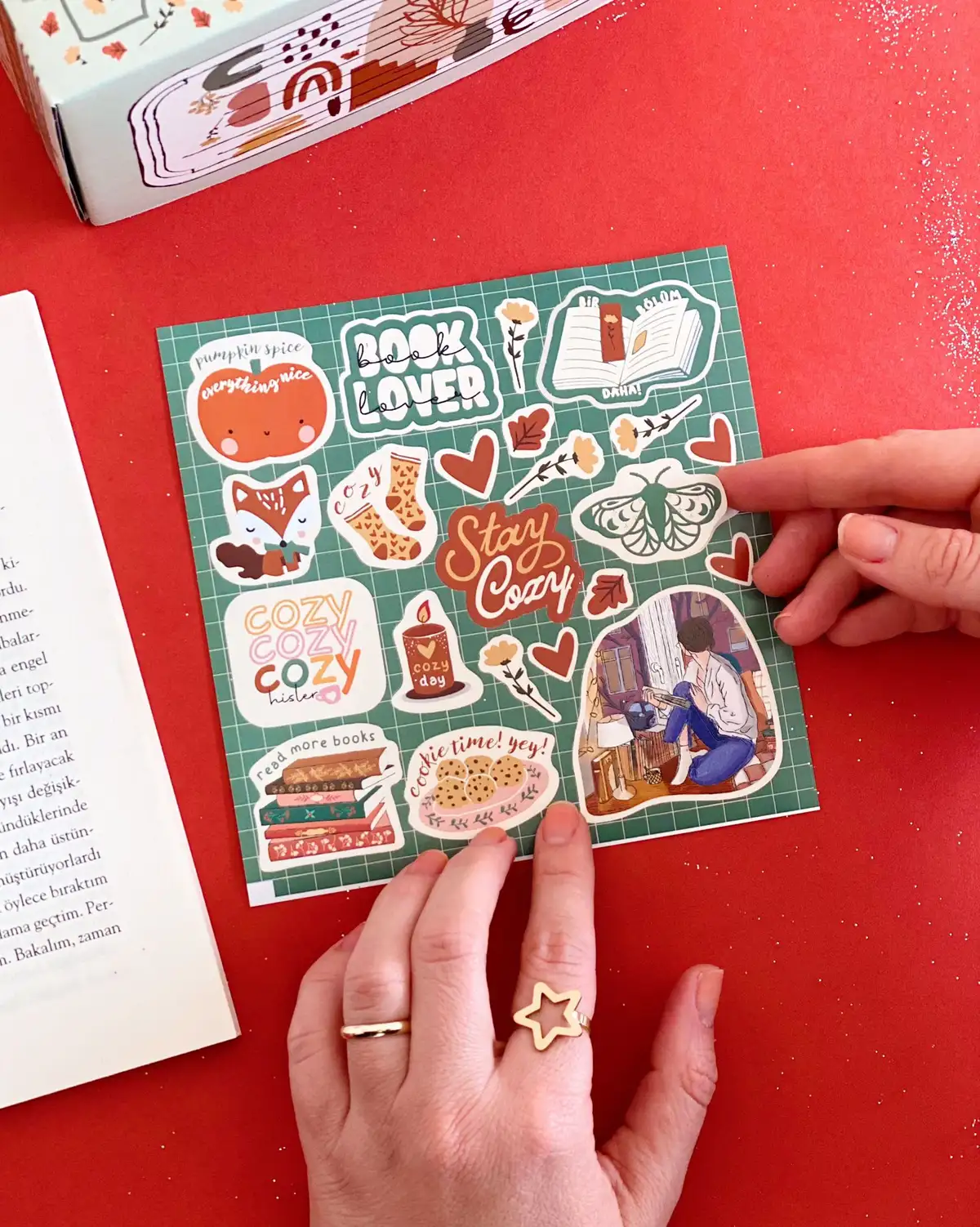 Kitapsevere Sticker Seti | Kitap Kurtlarına Hediye