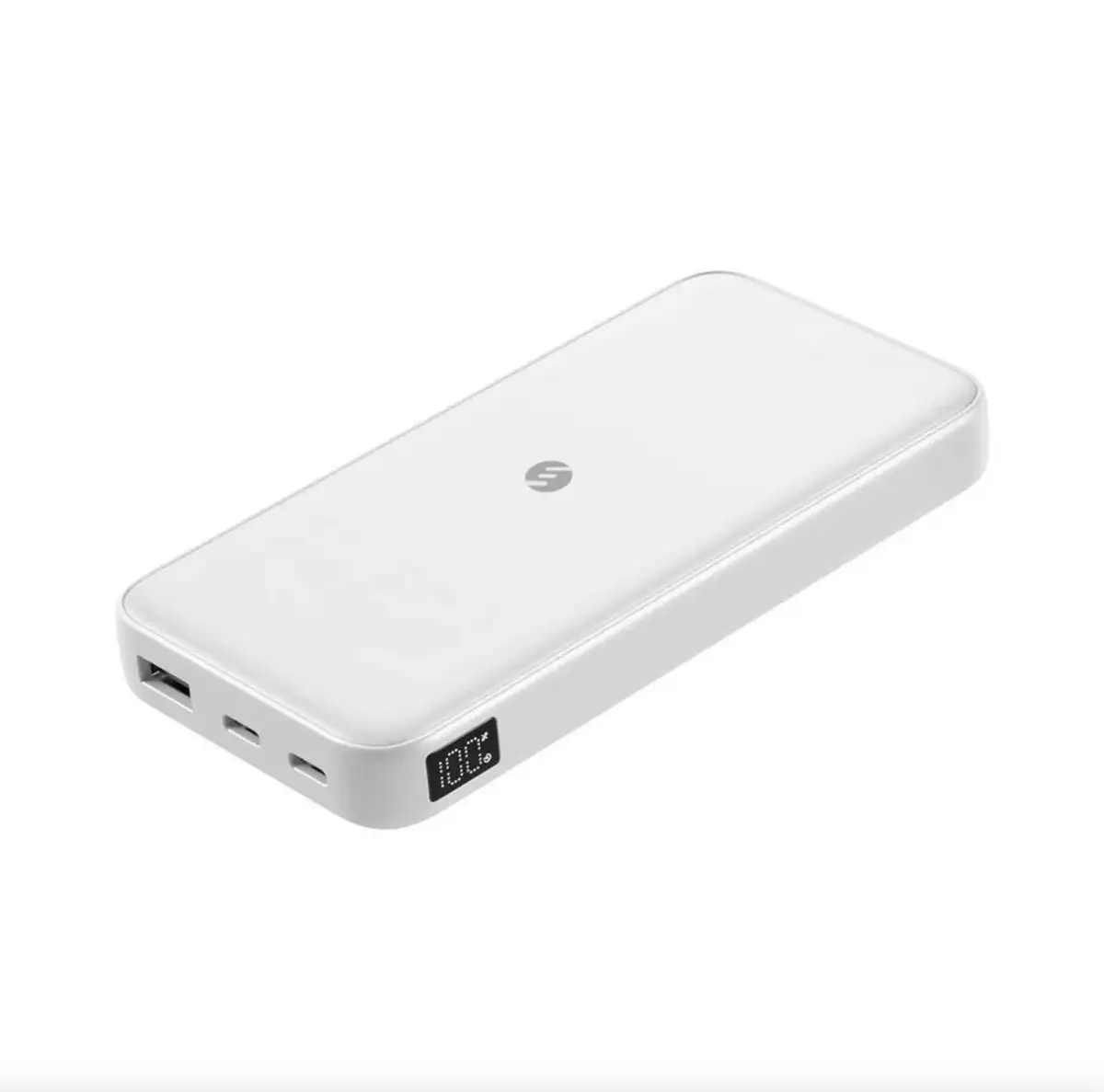 S-LİNK P310 10000mAh LCD Powerbank Beyaz - Bikutumutluluk
