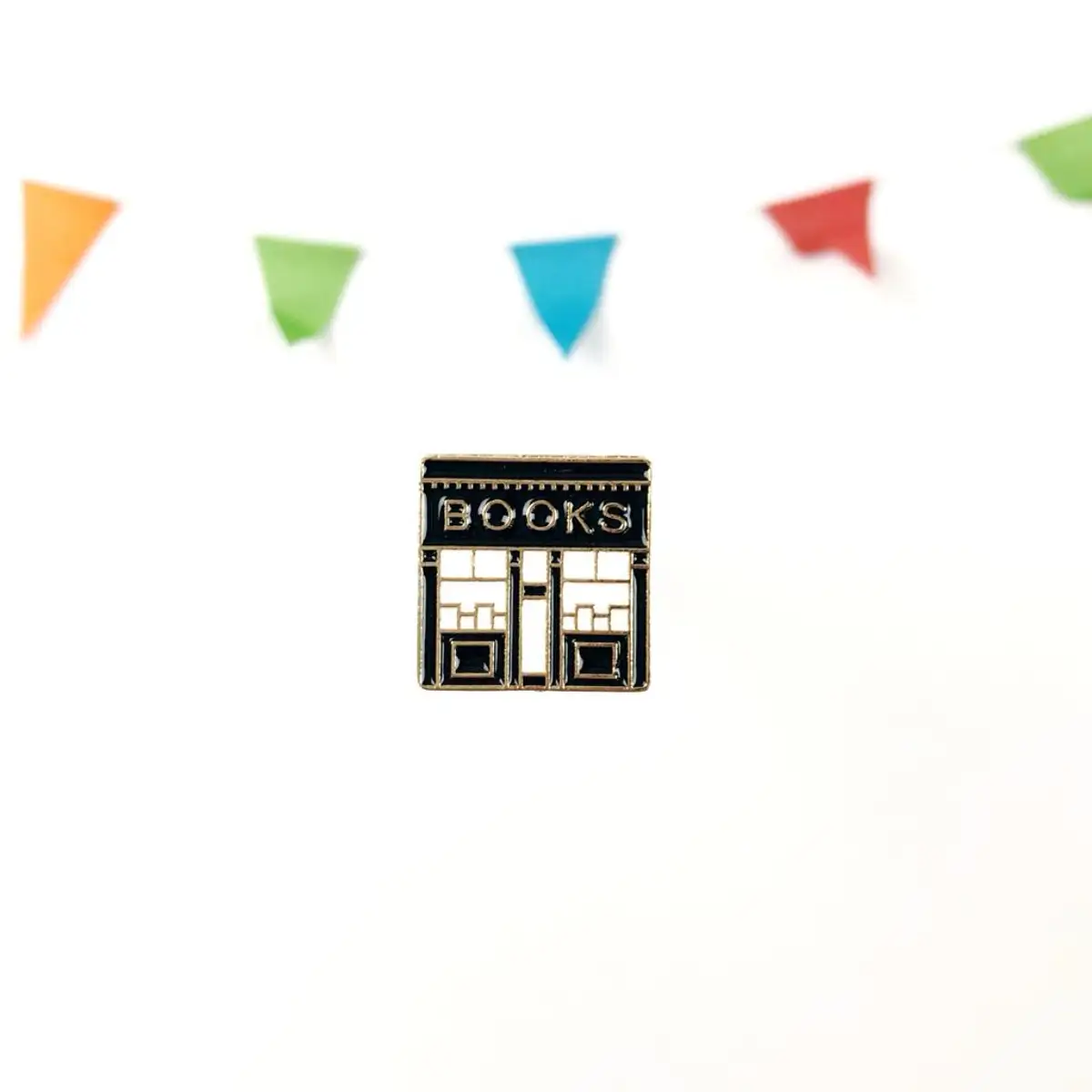 Book Store Kitap Dükkanı Rozet - Bikutumutluluk