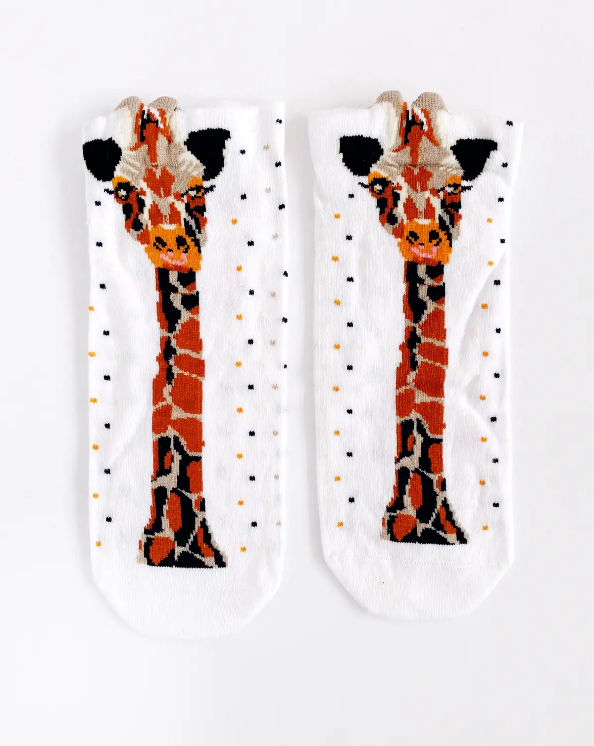 Beyaz Batik Zürafa Çorap | Çorap Modelleri