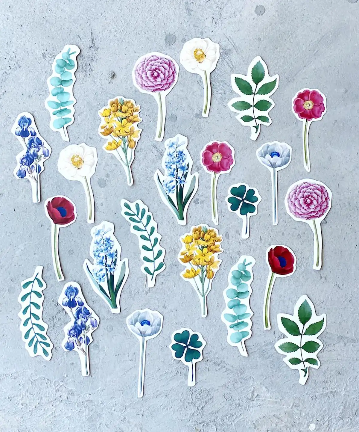 Kır Çiçekleri 24lü Çiçek Ayraç Figürü