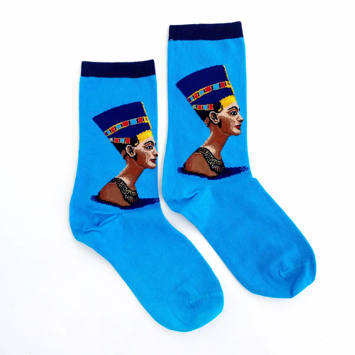 Turkuaz Nefertiti Çorap | Tablo Çorap Modelleri