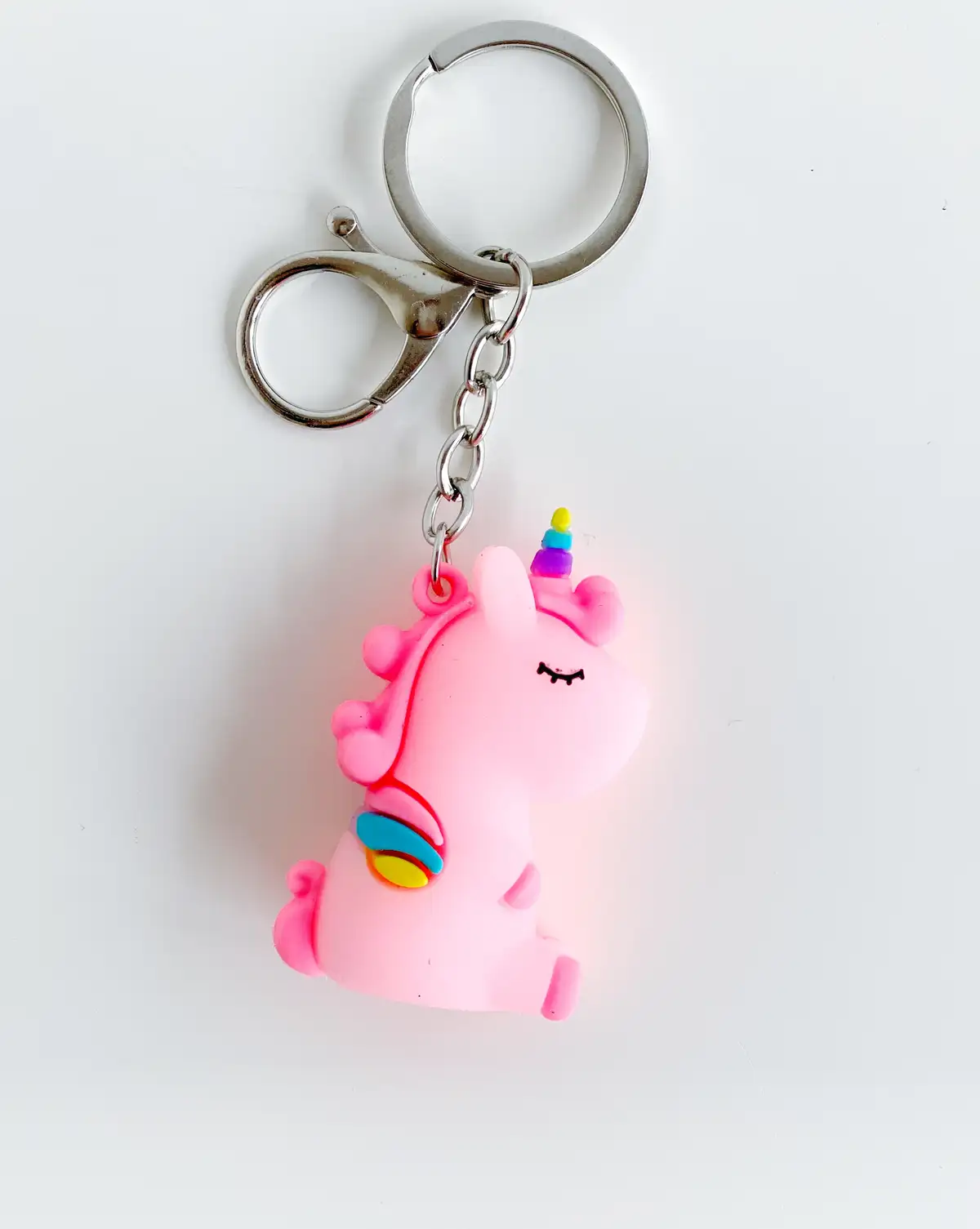 Unicorn Anahtarlık Serisi | Pembe Bebek Slikon Unicorn Anahtarlık ...