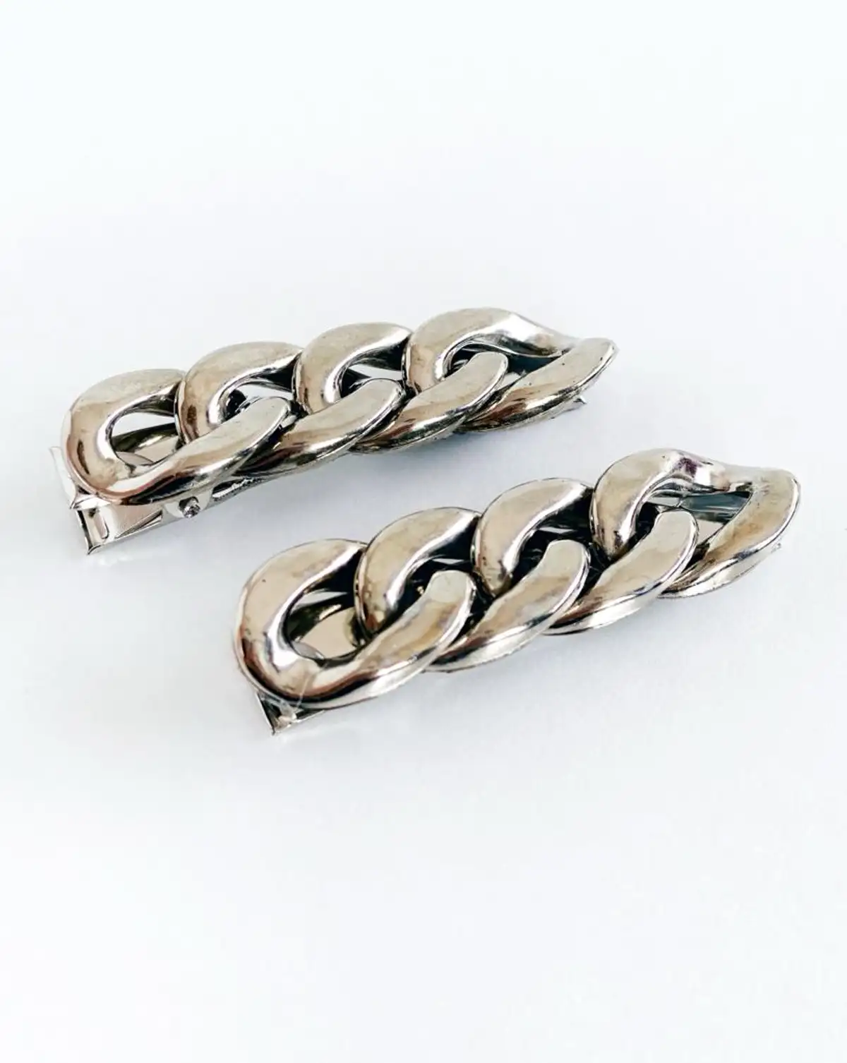 Gümüş Zincir Yan Saç Tokası - Bikutumutluluk