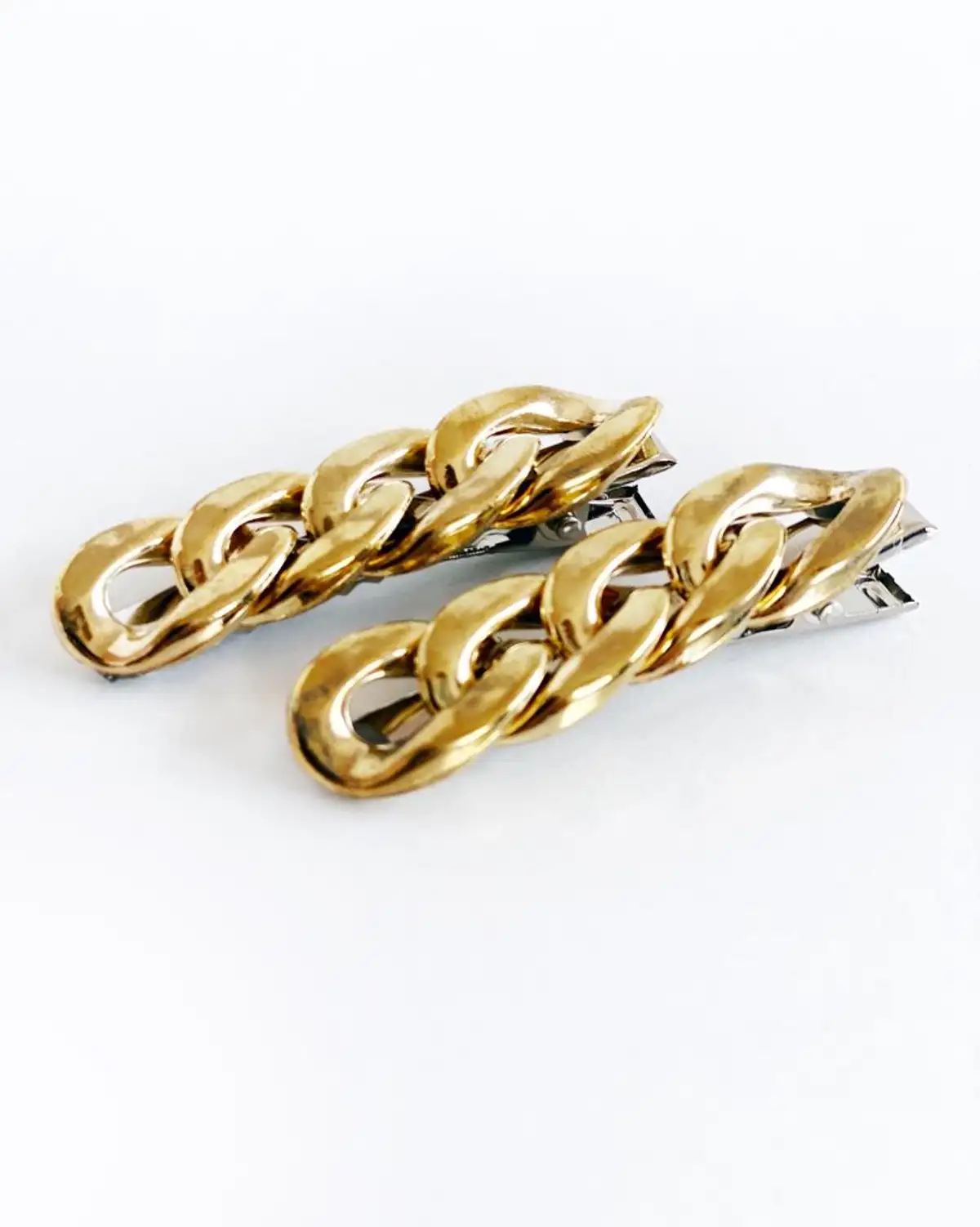 Gold Zincir Yan Saç Tokası - Bikutumutluluk